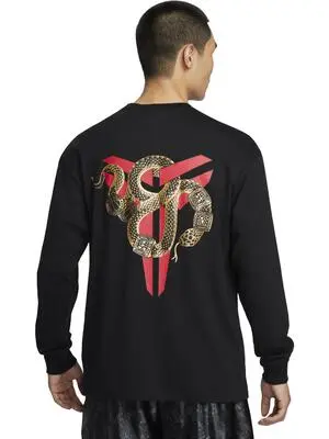 Nike Kobe Long-sleeve T-shirt Asia Sizing 'year Of Mamba - Black
