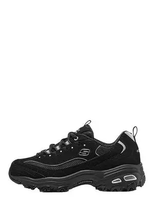 Sketchers D'lites Sneakers - Black/silver