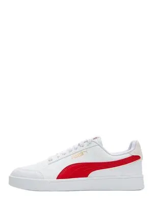 PUMA Shuffle Low Top Sneakers - White/red/gold