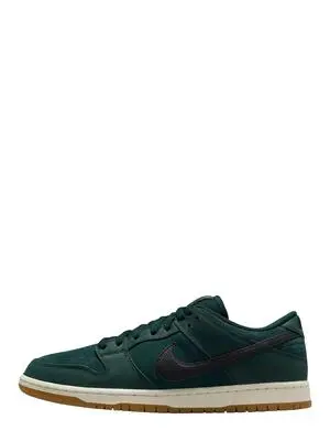 Nike Dunk Low Sneakers - Deep Fir/black-sail-gum Light Brown-safety Orange