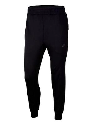 Nike As Nsw Pe Jggr Ponte Ribbed Knit Sports Long Pants - Black