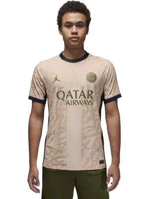 JORDAN Paris Saint-germain 2023/24 Match Fourth Jersey - Beige