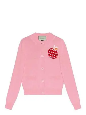 Gucci Les Pommes Cardigan - Pink
