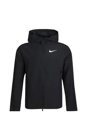 Nike Logo Woven Training Hooded Jacket - Black