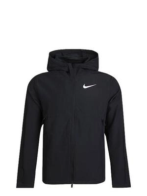Nike Logo Woven Training Hooded Jacket - Black