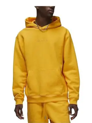 JORDAN Wordmark Fleece Hoodie - Yellow