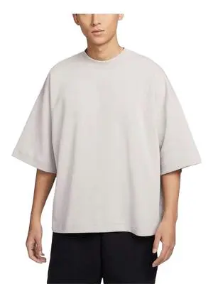 Nike Tech Fleece Reimagined Oversized T-shirt Asia Sizing - Light Iron Ore