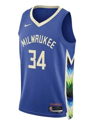 Nike Dri-fit Nba Milwaukee Bucks Giannis Antetokounmpo Swingman Jersey - None