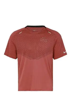 Nike Men's Nike Alphabet Printing Breathable Round Neck Short Sleeve Light Red T-shirt Default Color