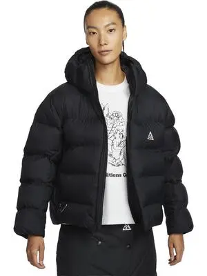 Nike Lunar Lake Primaloft Therma-fit Adv Hooded Jacket - Black/black/black