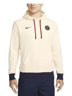 Nike Paris Saint-germain Club Fleece Hoodie - Beige