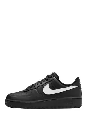 Nike Force 1 Low Athletic Sneakers - Black/white