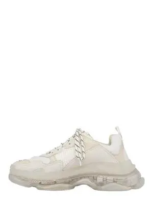 Balenciaga Triple S Clear Sole Sneakers - White