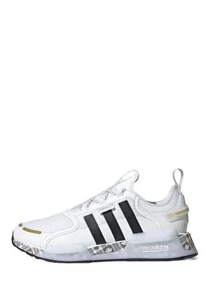 Adidas Nmd_r1 V3 Sneakers - Cloud White/core Black/gold Metallic