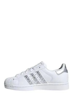 Adidas Superstar Ii Sneakers - Cloud White/metallic Silver/bright Red