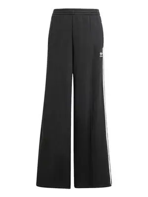 Adidas Adidas 3-Stripes Loose French Terry Wide Leg Joggers Black
