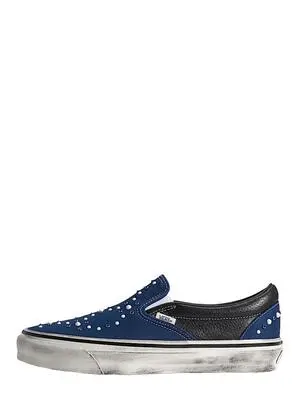 VANS Premium Classic Slip-on Embellished - Indigo Blue/black