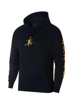 JORDAN Legacy Fiba 10 Fleece Hoodie - Black/gold
