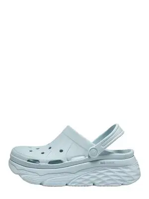 Sketchers Skechers Max Cushioning Sandals Blue