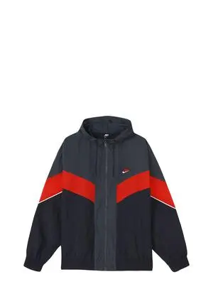 Nike Woven Contrasting Colors Hooded Jacket - Grey