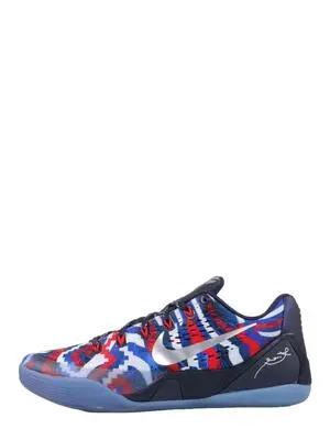 Nike Kobe Em 'usa' Low Top Sneakers - White/golden Silver/blue
