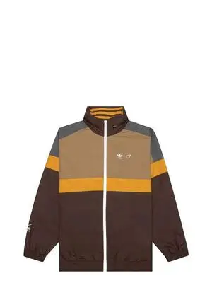 Adidas X Human Made Color Block Windbreaker - Brown