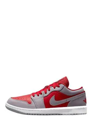 JORDAN 1 Low Se 'split Gym Red Cement Grey - Red/gray