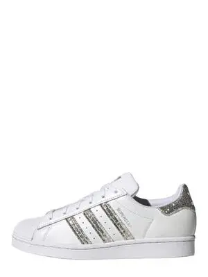 Adidas Superstar Glitter Low Top Sneakers - White
