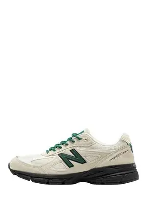 NEW BALANCE 990v4 Made In Usa Sneakers - Macadamia Nut/black