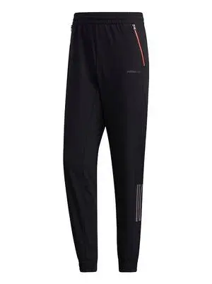 Adidas Neo M Ss Nn Tp 2 Logo Printing Casual Bundle Feet Sports Pants - Black
