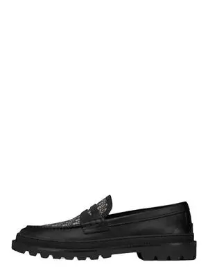 Dior Explorer Loafer In Black Oblique Jacquard - Black Grey