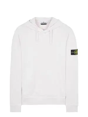 Stone Island Logo Patch Hoodie - Light Pink