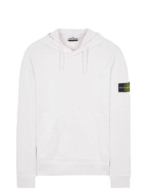 Stone Island Logo Patch Hoodie - Light Pink