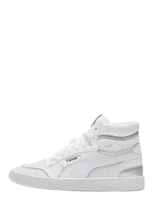 PUMA Ralph Sampson Mid Metal Sneakers - White/silver