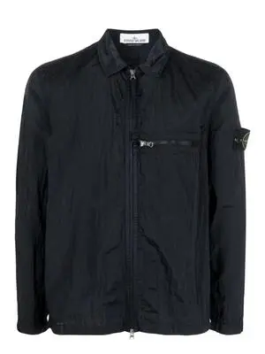 Stone Island Nylon Metal Shirt Jacket - Black
