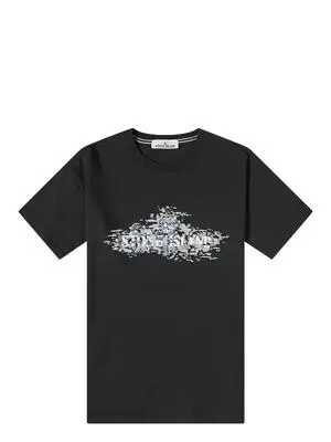 Stone Island Institutional Two Graphic T-shirt - Black