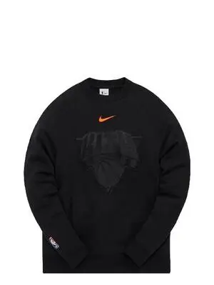 Kith X Nike New York Knicks Fleece Crewneck - Black