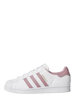 Adidas Superstar Low Top Sneakers - White/pink