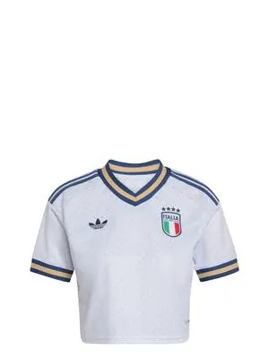 Adidas Italy 26 Away Cropped Jersey - Aeroblue