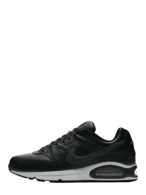 Nike Max Command Leather Sneakers - Black