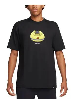 Nike Dri-fit Cruise Boat T-shirt 'black - Black/yellow