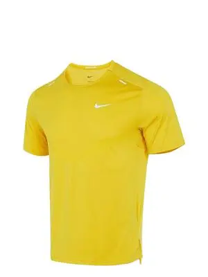 Nike Rise 365 Dri-fit Short-sleeve Running Top - Yellow