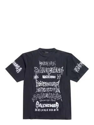 Balenciaga Diy Metal T-shirt 'black White - Black/white