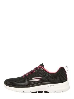 Sketchers Go Walk Sneakers - Black/hot Pink