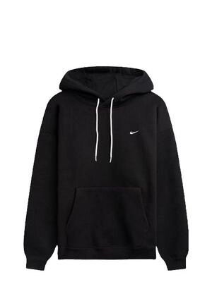 Nike Swoosh Logo Pullover Hoodie - Black