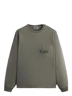 Kith Kith Long-sleeve Quinn Tee 'haze' Light Green