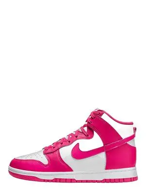 Nike Nike Dunk High Top Sneakers White/pink Prime