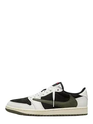 JORDAN 1 Retro Low Og Sp X Travis Scott "medium Olive - Sail/university Red/black