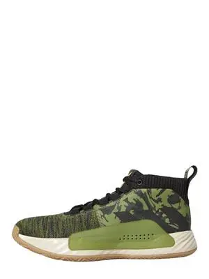 Adidas Dame 5 Gca High-top Athletic Sneakers - Green