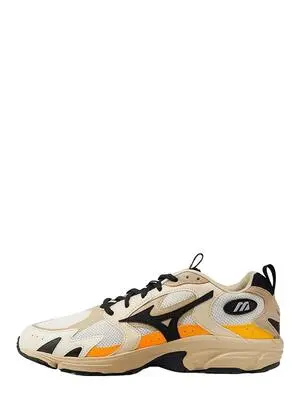 Mizuno Mizuno Athletic Lace-Up Sneakers Beige/black/orange